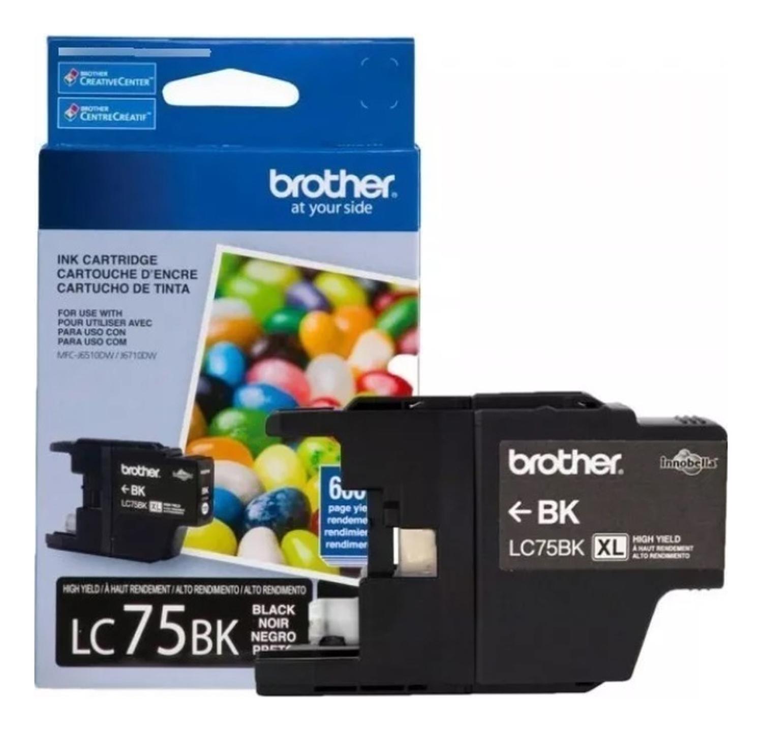 Cartucho de Tinta Brother LC75 Negro Original – Tecno Insumos