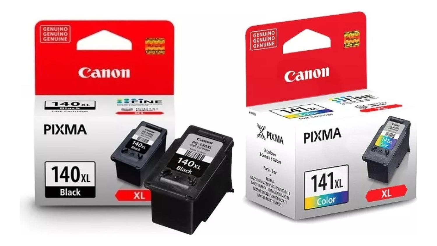 Canon PG-140XL/CL-141XL - Cartuchos de Tinta Original Pack – Tecno Insumos